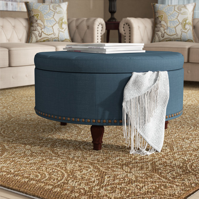 Wayfair blue ottoman store